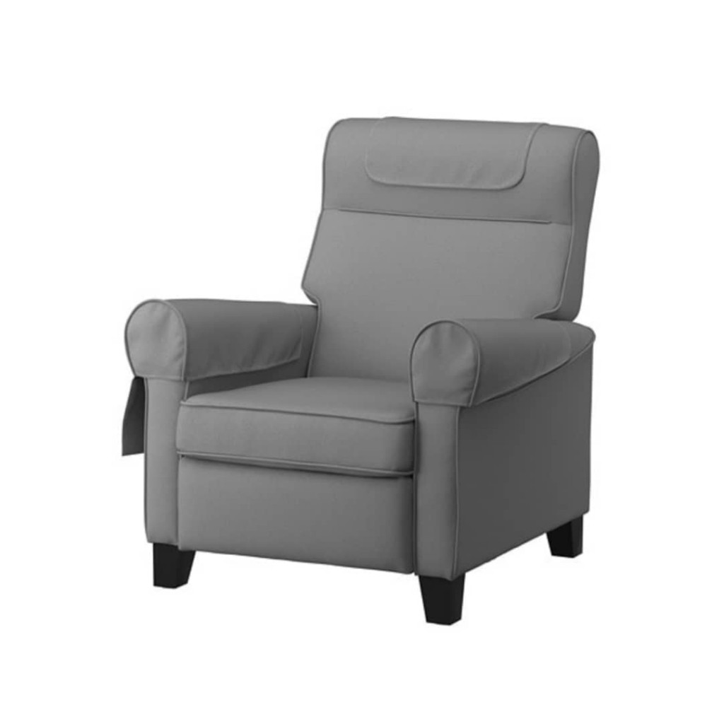 ORIGINAL IKEA MUREN Recliner, Remmarn light grey | Shopee Malaysia