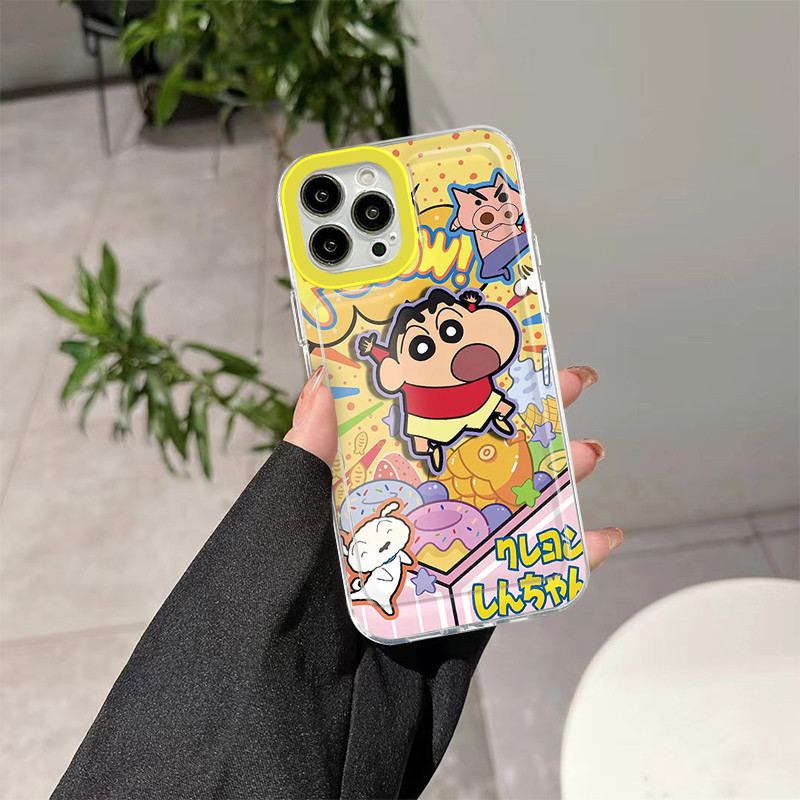 Cute Cartoon Crayon Shin-chan Casing Soft TPU Back Cover For Samsung ...