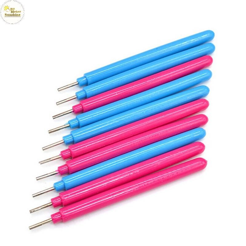 OMS 10 Pcs Random Slotted Paper Quilling Tools Muticolor Plastic DIY ...