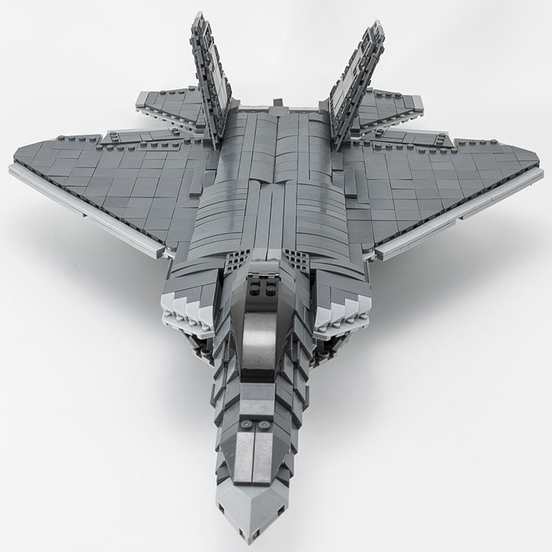 Mindy F22 Raptor fighter compatible with LEGO military jet F15 Panda ...