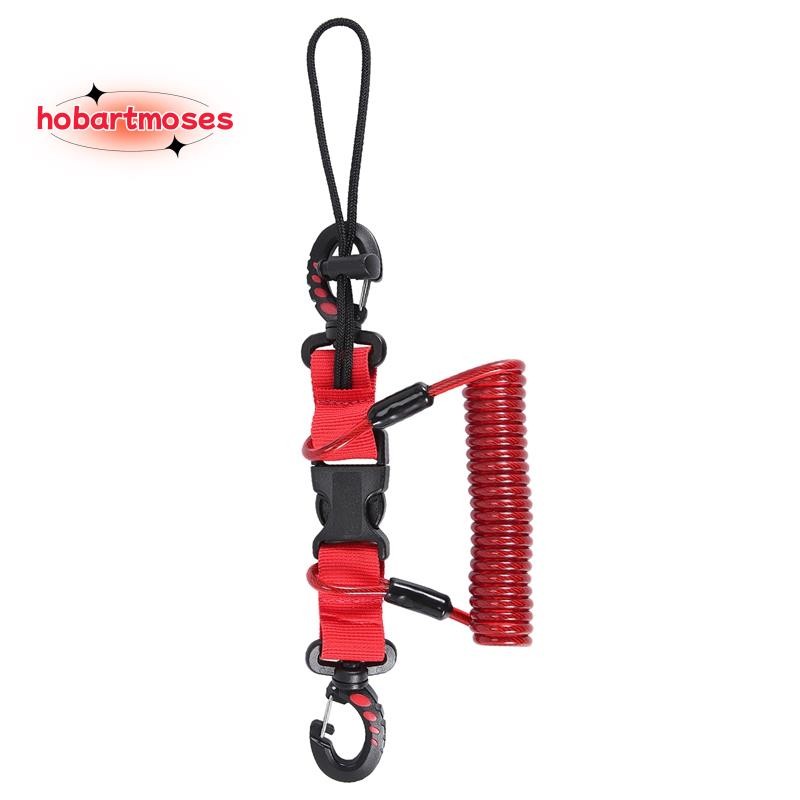 Scuba Diving Lanyard Coil Springs Camera Lanyard Spiral with Ring Dive ...