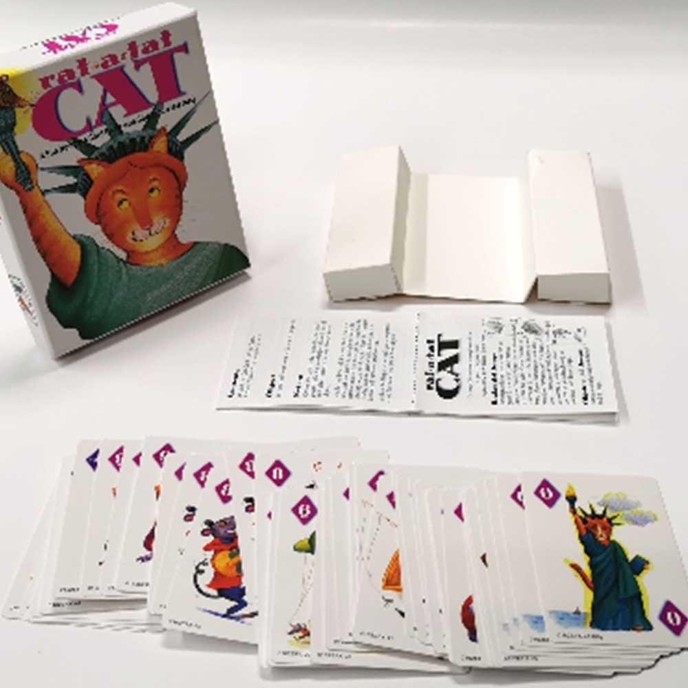 Card Game Rat-A-Tat-Cat A Fun Numbers Card Game with Cats Rat-a-Tat-Cat ...