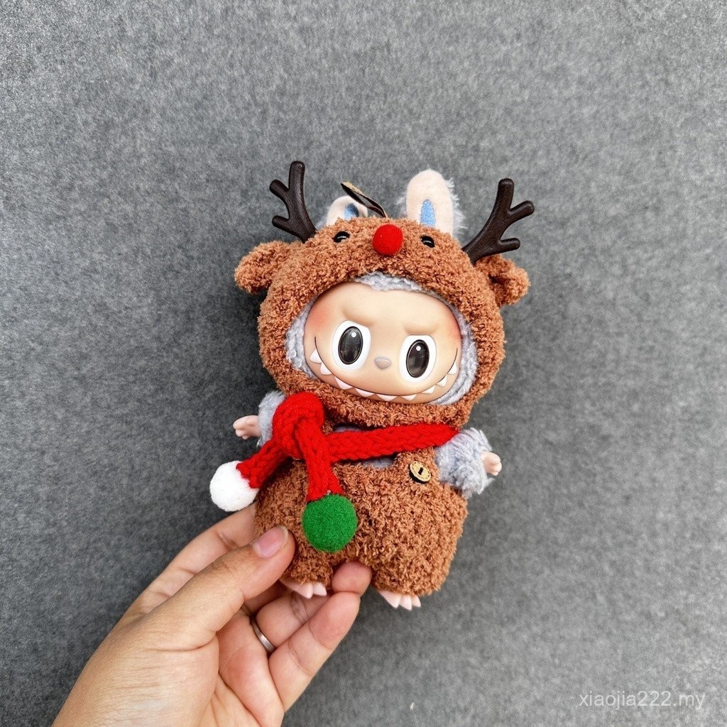 Vinyl Doll labubu labubu Baby Clothes Finished Product Christmas ...