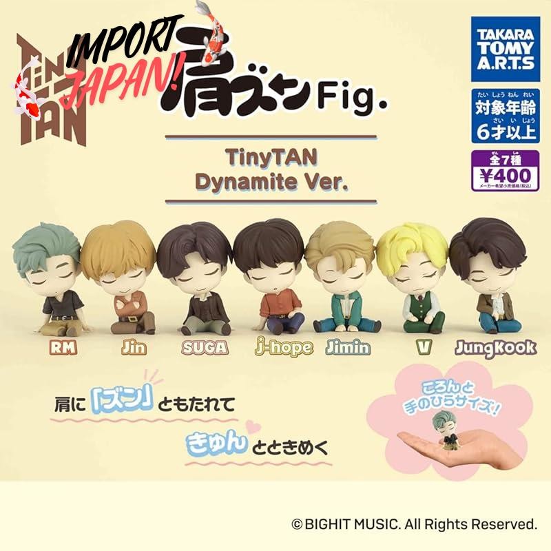 【Direct from Japan】Shoulder Zun Fig. TinyTAN Dynamite Ver. [Full Set of 7 (Full Comp)] Gacha ...
