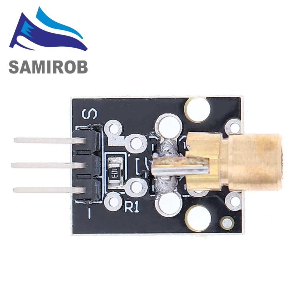 KY-008 650nm Laser sensor Module 6mm 5V 5mW Red Laser Dot Diode Copper Head for Arduino | Shopee ...