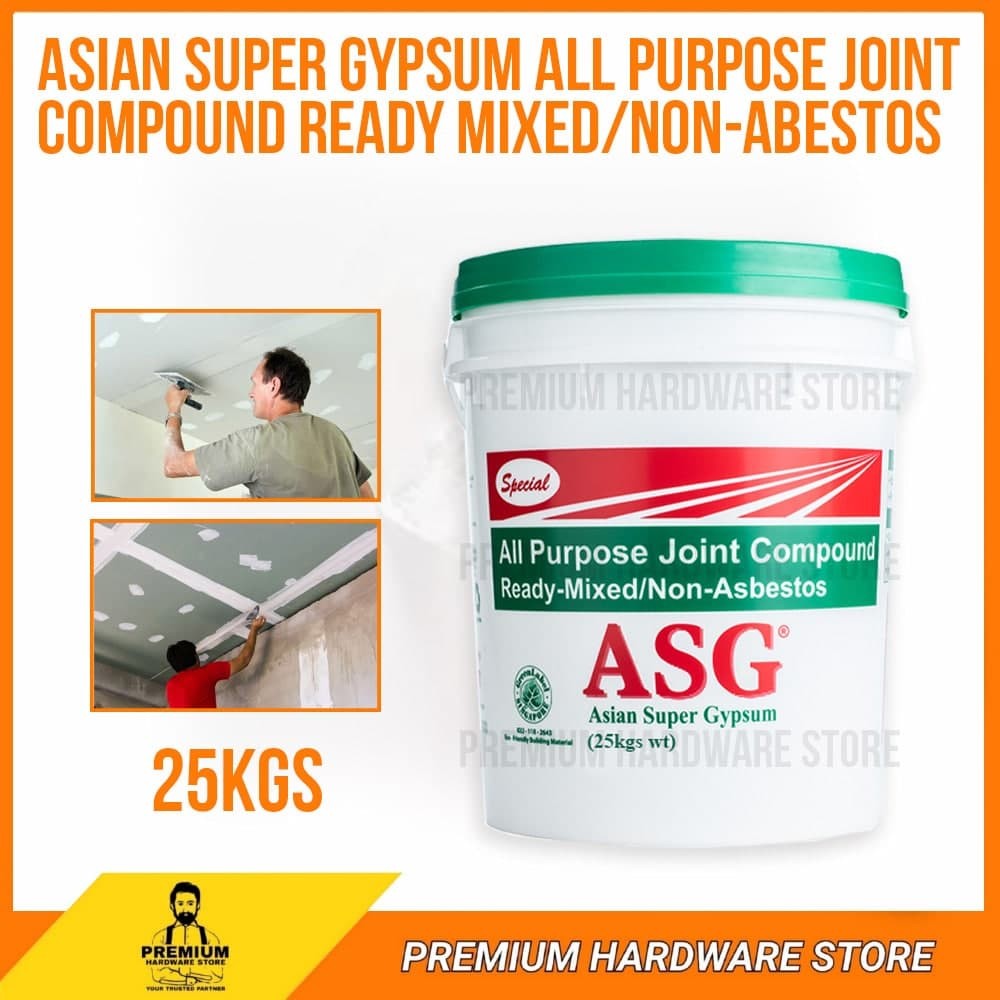 ASG/Nippon EasySkim Joint Compound 25kg Wall Repair Cement Plaster ...