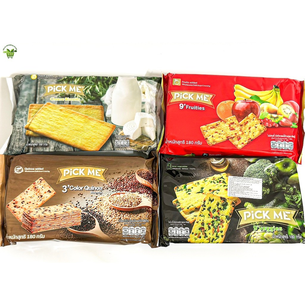 PICK ME Fruit And Vegetable Crispy Biscuits 180G | Shopee Malaysia