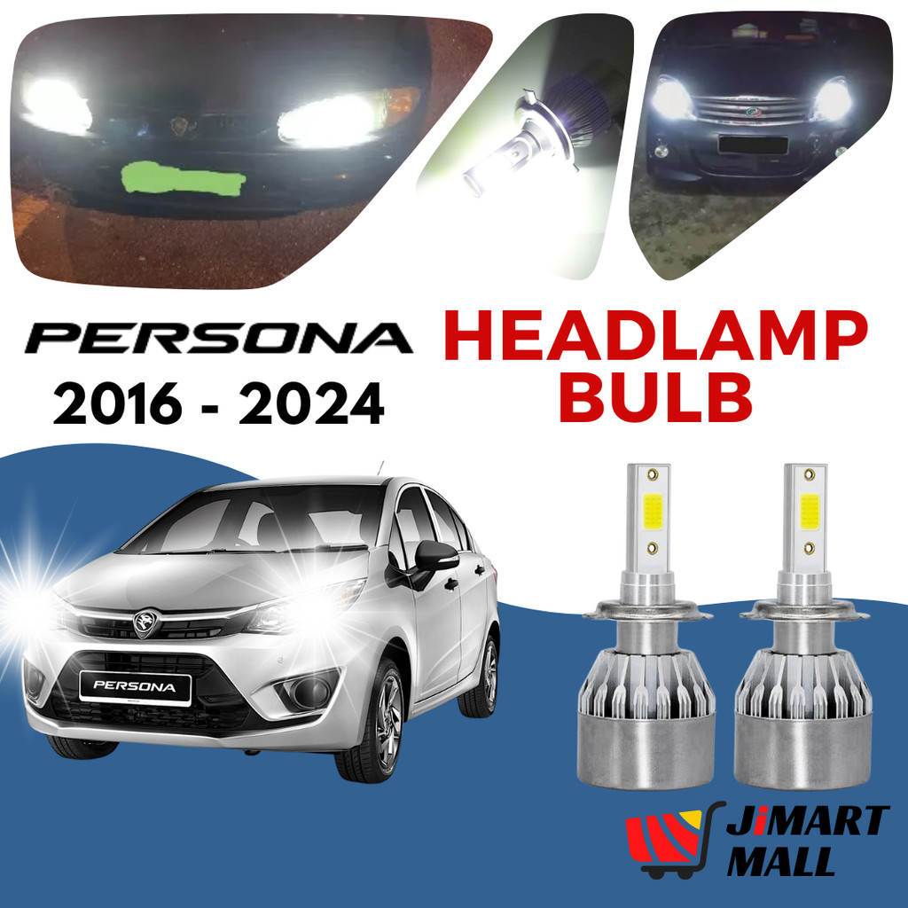 PROTON PERSONA VVT HEADLAMP LED BULB 6000K White Car Head Light Lamp ...