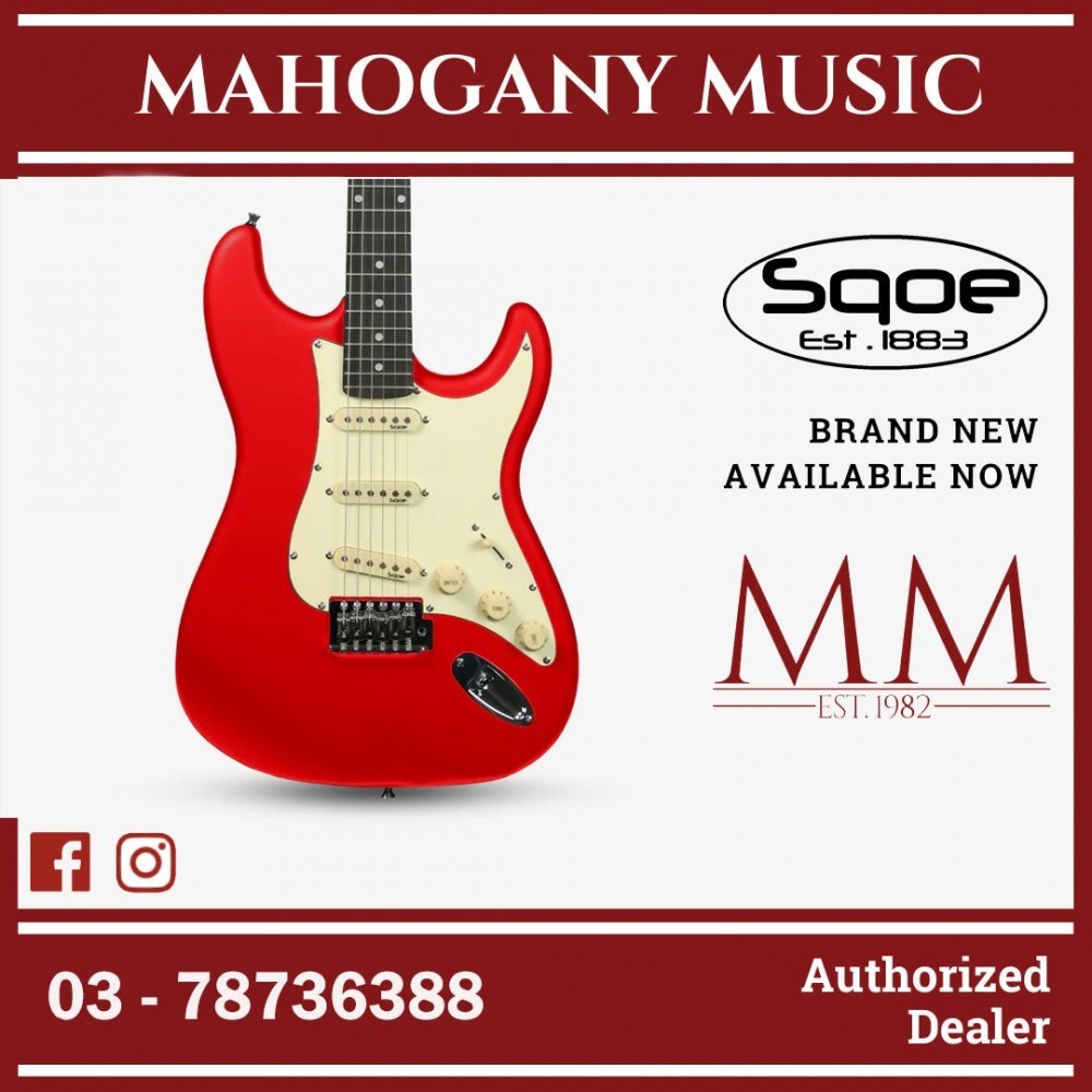 SQOE SEST202 Stratocaster Body SSS Electric Guitar , Rosewood Fretboard ( SEST / SEST-202 / ST ...
