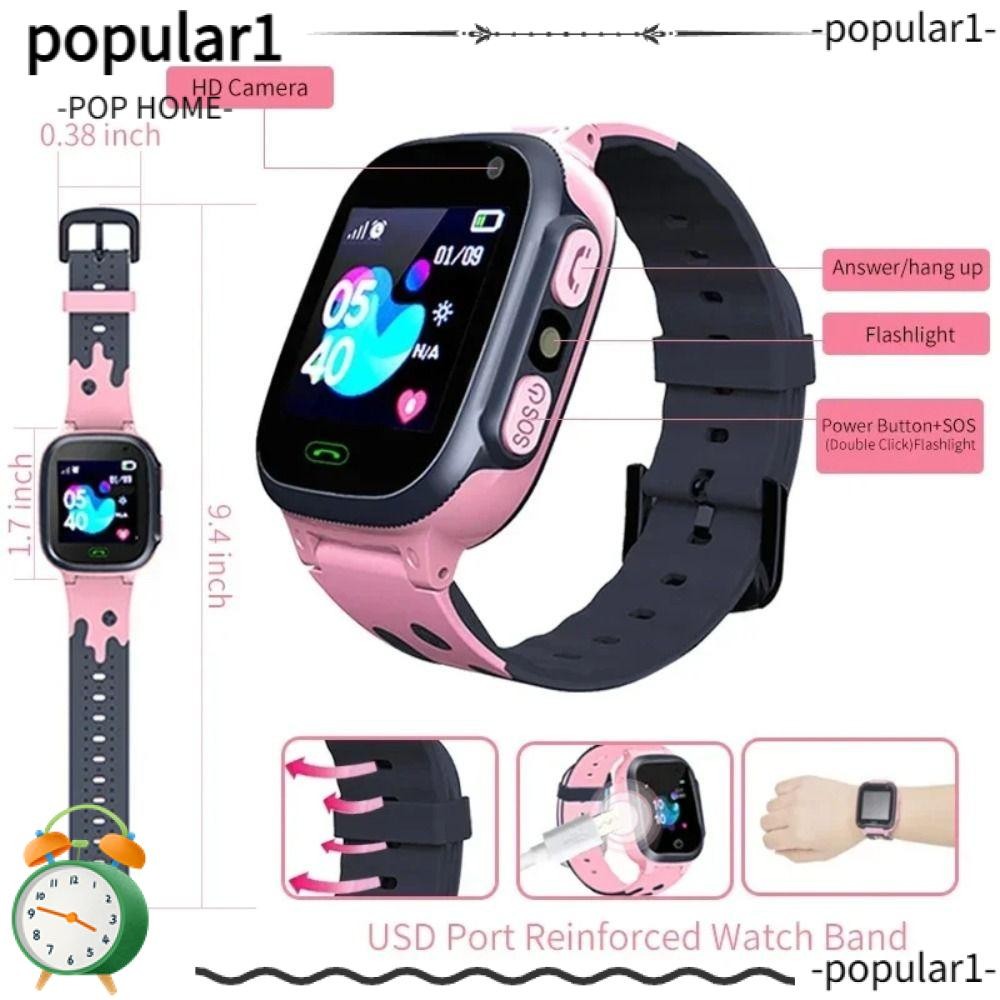 POP Kids Watches, SIM Card Location Tracker Kids Smart Watch, Safe GPS ...
