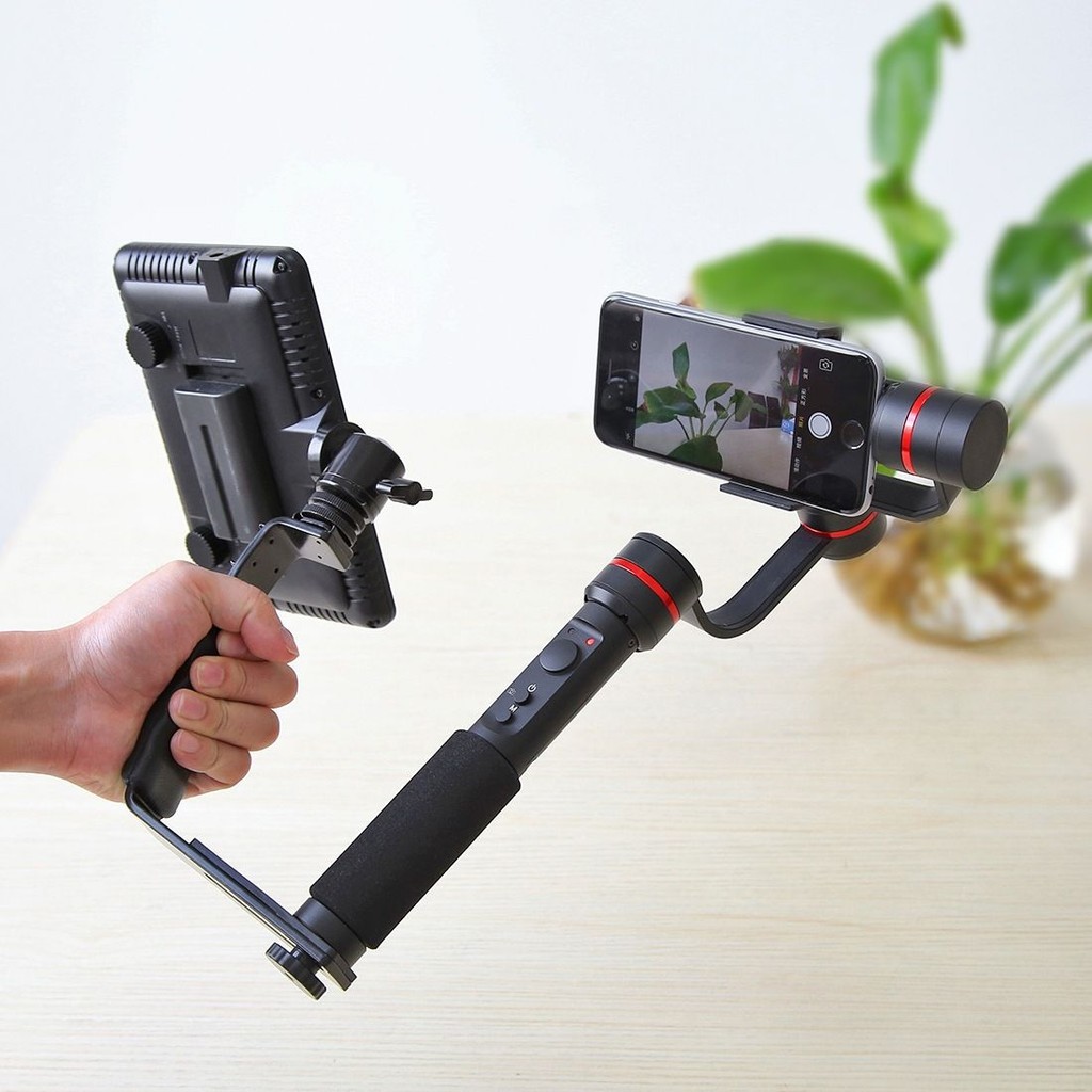 Fat Niu Sports Camera Flash Bracket L-Shaped Bilateral Frame LED Light ...