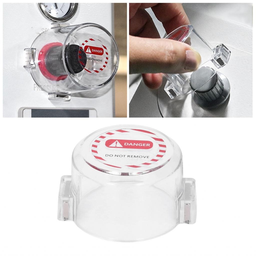 Magnetic Button Lockout Cover High Strength Round Emergency Stop Button Cover Versatile Use ...