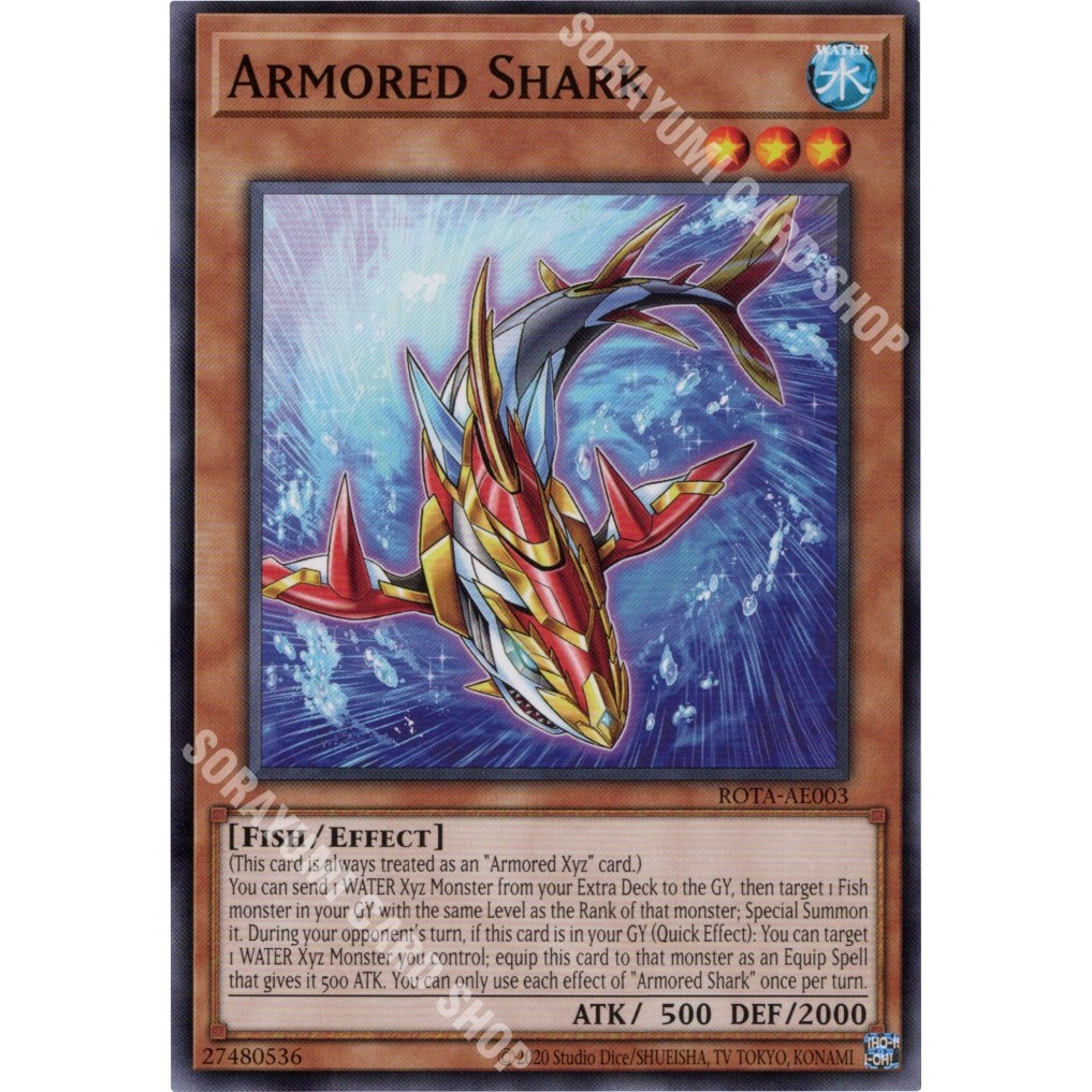 Common Common | Yugioh AE ROTA-AE003 | Armored Shark | Shopee Malaysia