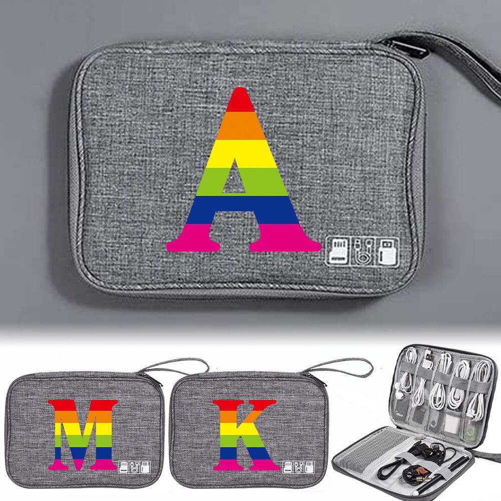 Digital Gadget Bag Carrying Pouch Wire Storage Box Travel Large ...