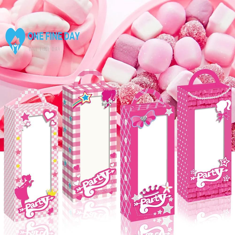 Barbie Pink Girl Party Gift Box Birthday Candy Box F1s1 | Shopee Malaysia