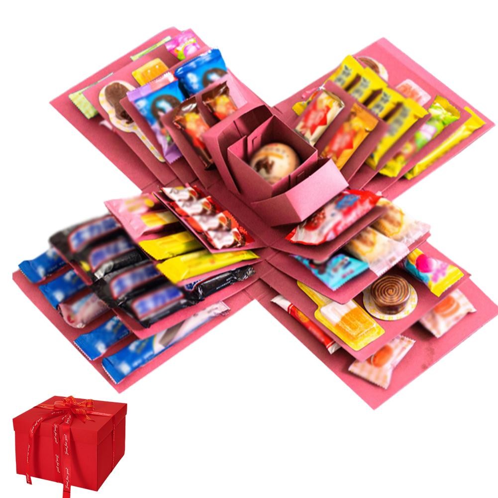 Birthday Gift Box Netflix Surprise Explosion Box Packaging Gift Empty ...