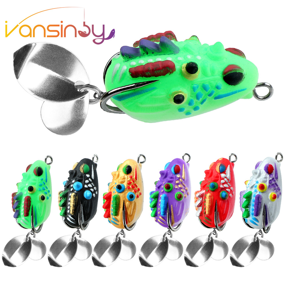 Umpan Katak Casting 3.5cm/5.4g Soft Frog Fishing Lure Mini Soft Lure ...