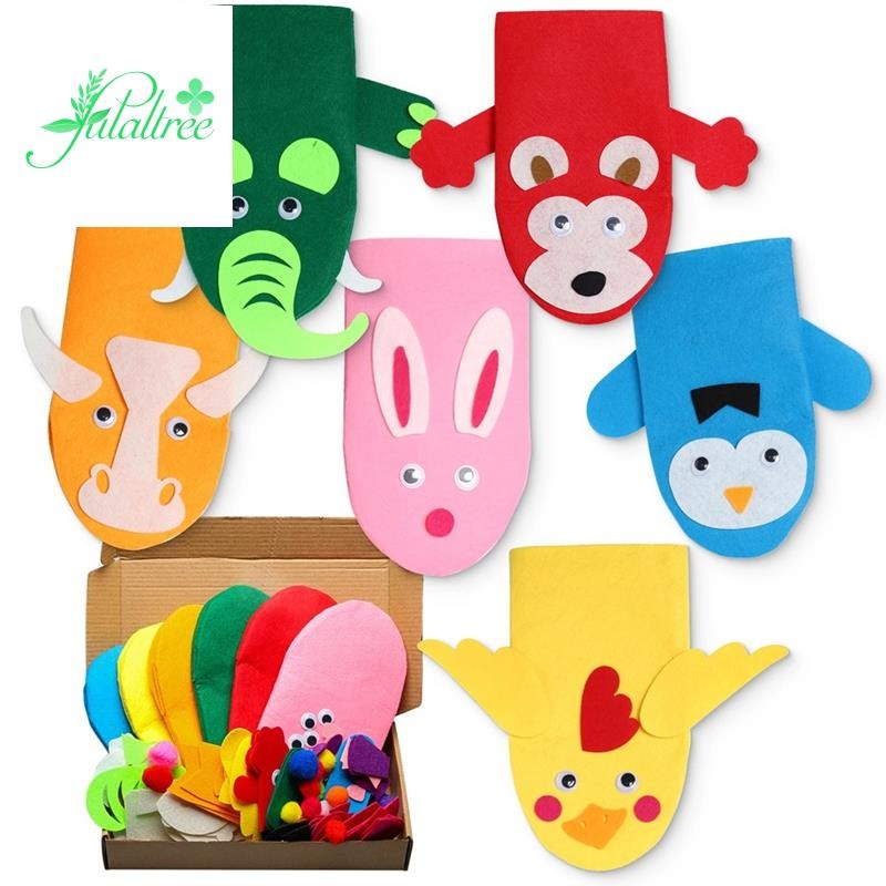Hand Puppet Making Kit Making Handicraft Felt Toys for Children Make ...
