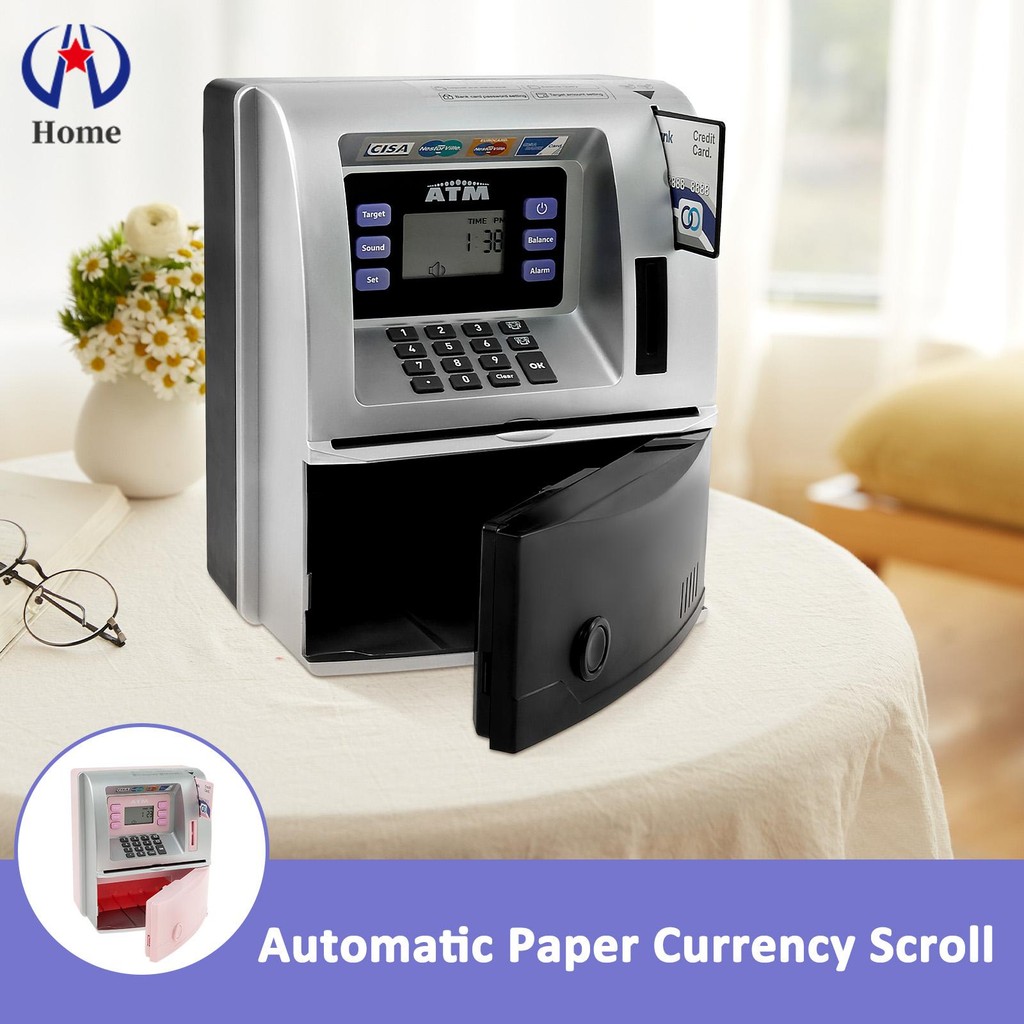 ATM Machine Safe Talking ATM Piggy Bank Upgraded ATM Piggy Bank for ...