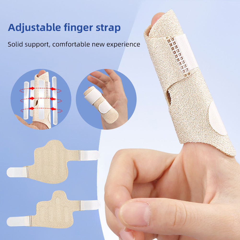 Finger Splint Fix Strap Protector Adjustable Thumb Injury Finger ...