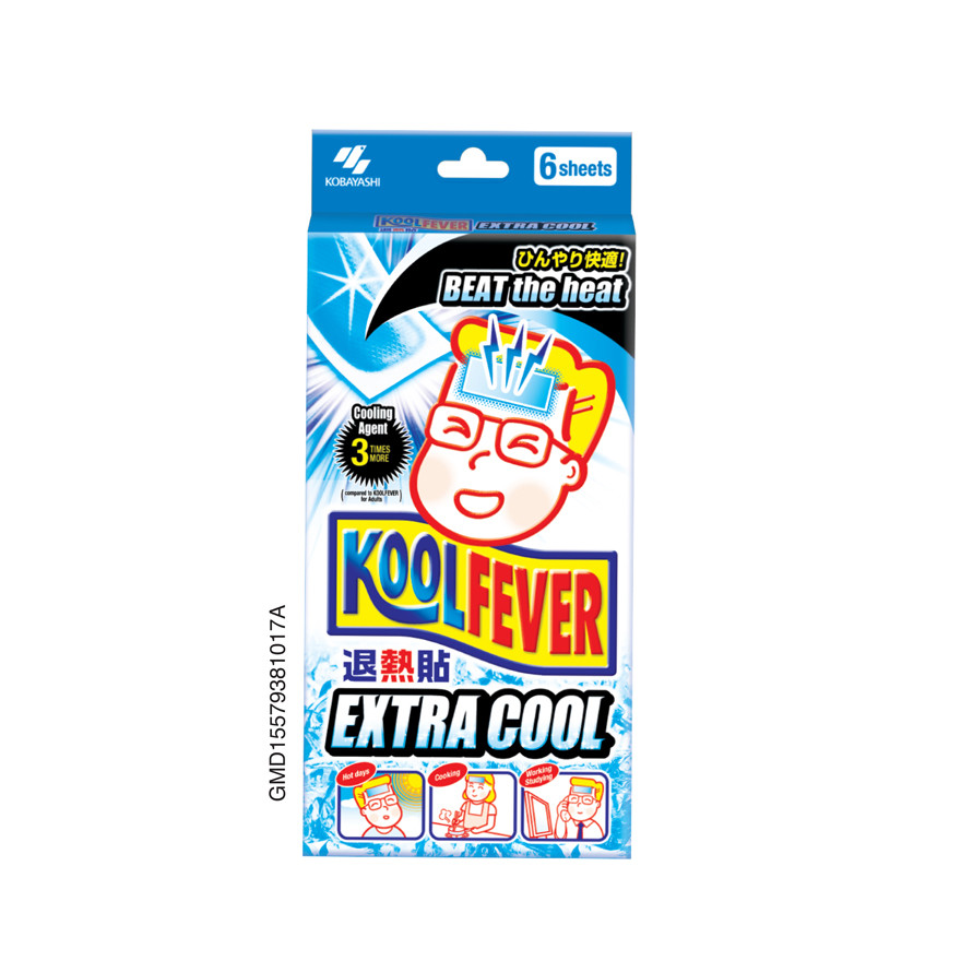 KOOLFEVER Kool Fever Extra Cool 6 sheets | Shopee Malaysia