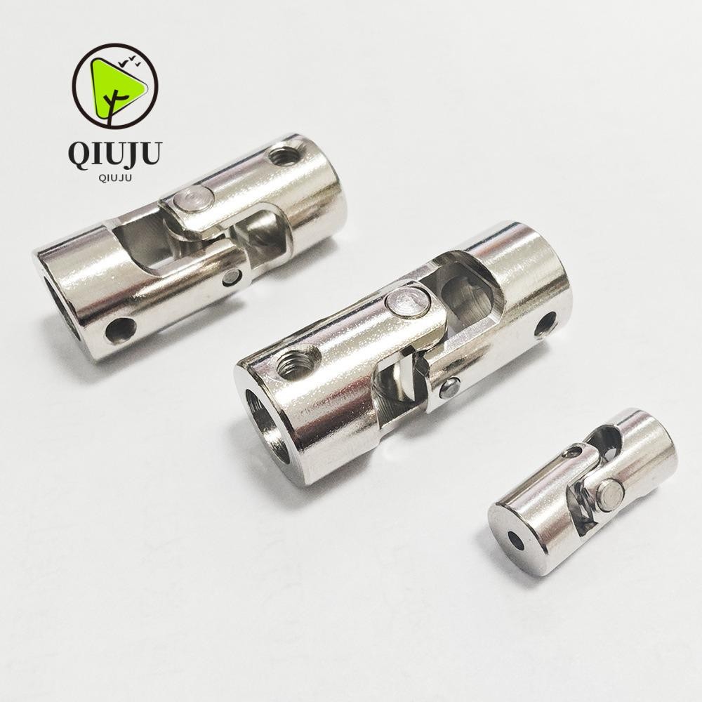 QIUJUU Motor Connector, Metal Silver Cardan Joint, 2.3/3/4/5/6/8/10 ...