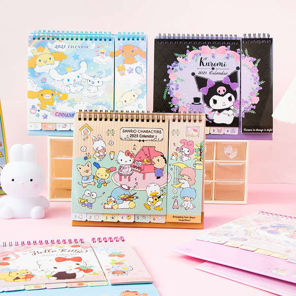calendar calendar 2024 calendar 2025 Sanrio 2025 Kalendar Meja Tahun ...