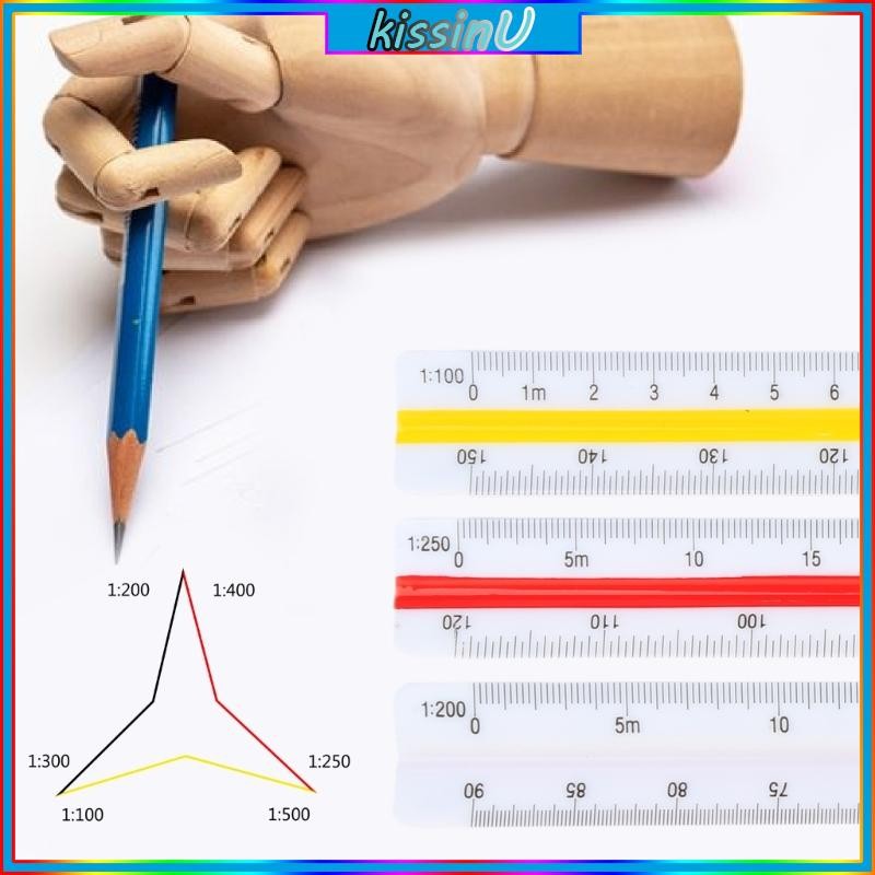 kiss Constructions Architecture Ruler Triangular Ruler Drafting Ruler ...