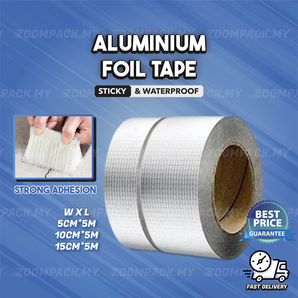 ZoomPack Aluminium Foil Waterproof Tape Self Adhesive Tape Butyl Tape ...