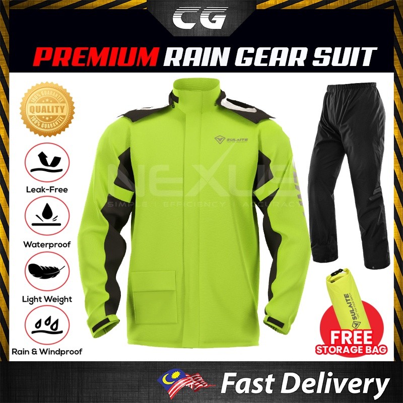 GT Motor Rain Coat Motorcycle Baju Hujan Motor Waterproof Tebal for Men ...