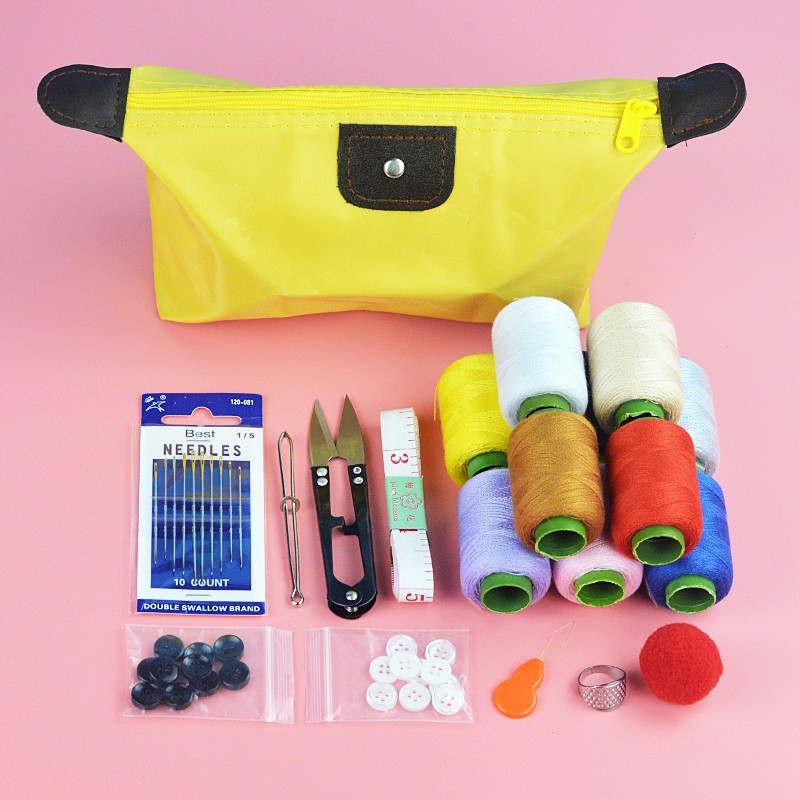 Household Sewing Set Wedding Large Sewing Kit Dowry Cross Sewing Box Yi ...