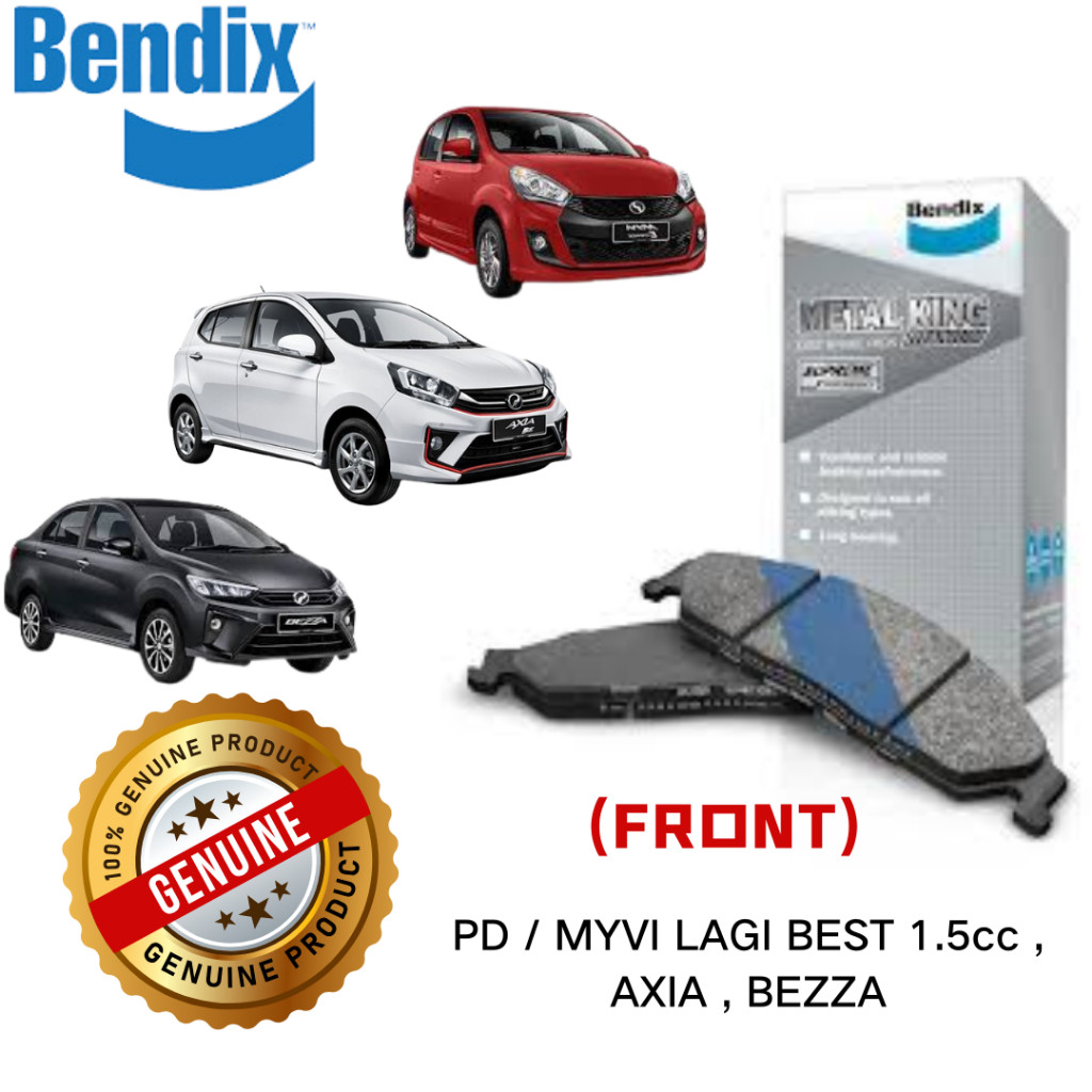 Original Bendix DB2090 MKT & GCT Front Brake Pad - Perodua Myvi Lagi ...