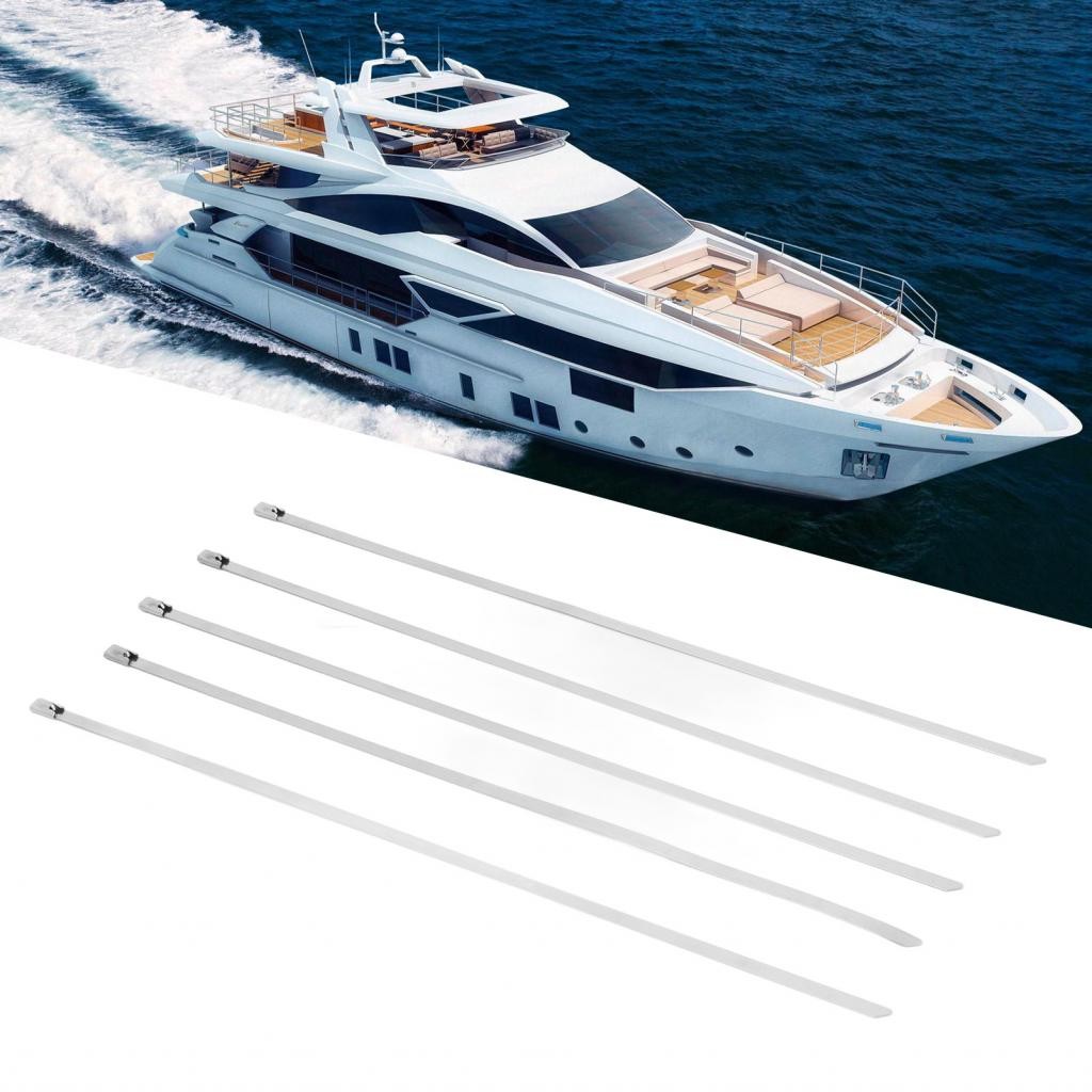 304 Stainless Steel Cable Tie Anti Rust Self Locking Metal for Sign ...