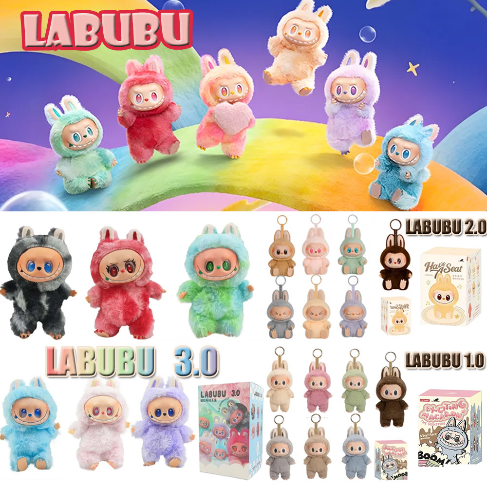 Labubu 3.0 Big Energy Series Collectible Plush Keychain & Action Figure ...