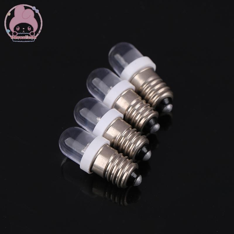 thewoodfamer 5Pcs E10 Led Bulb E10 DC 3V 6V 12V 24V Instrument Bulb E10 Indicator Bulb Old ...