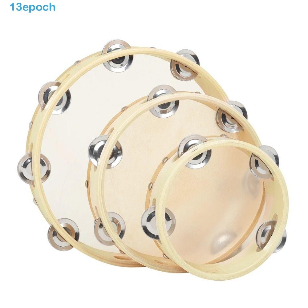 EPOCH Hand Tambourine, 4/6/7/8/10inch Sheepskin Drum Skin Tambourine ...