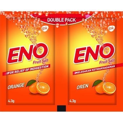 ENO POWDER - EFFEREVESCENT ORANGE 2 x 4.3GM (EXP:10/2026) | Shopee Malaysia
