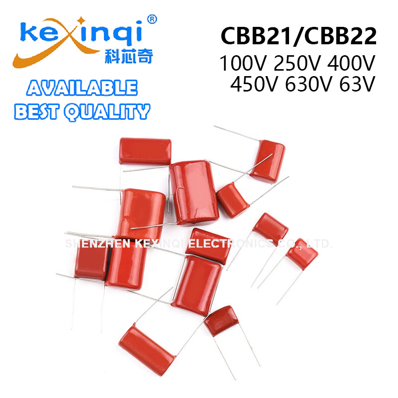 (10pcs) CBB22/21 Capacitor 100V 250V 400V 450V 630V 105J 104J 224J 225J 474J 682J 103J 155J 222J ...