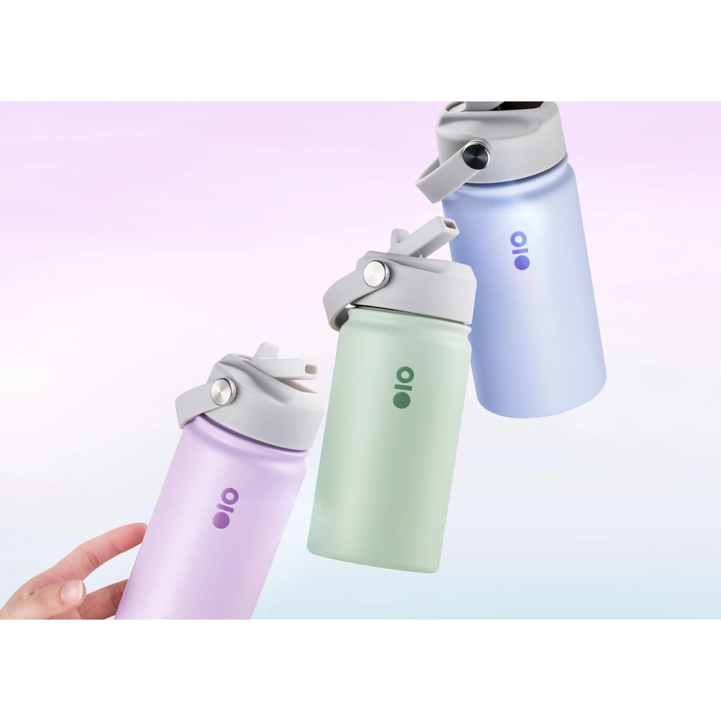 OiYO Montigo Pastel Ace Bottle Mini 14oz/410ml | Taro MilkTea, Honeydew MilkTea, Blue MilkTea ...