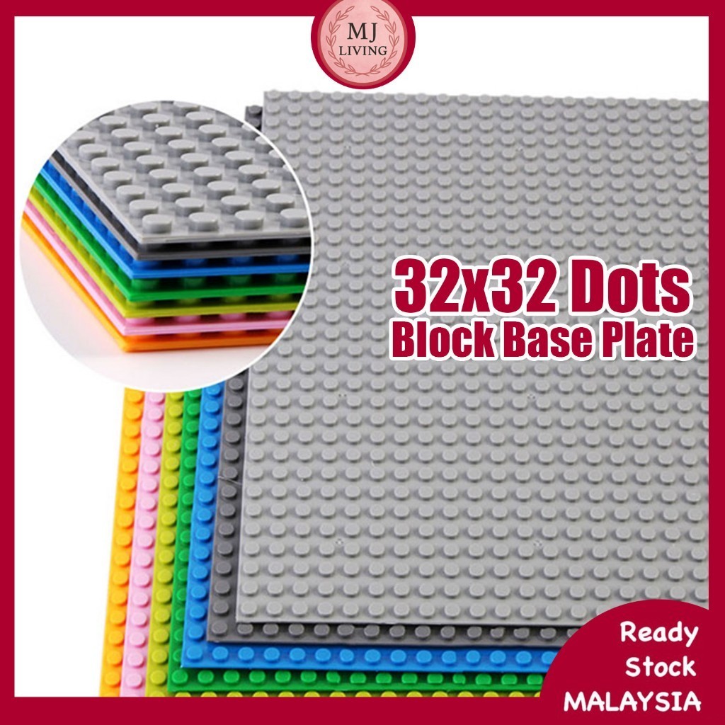 32x32 Dots Block Base Plates Classic Building Blocks Baseplate DIY ...