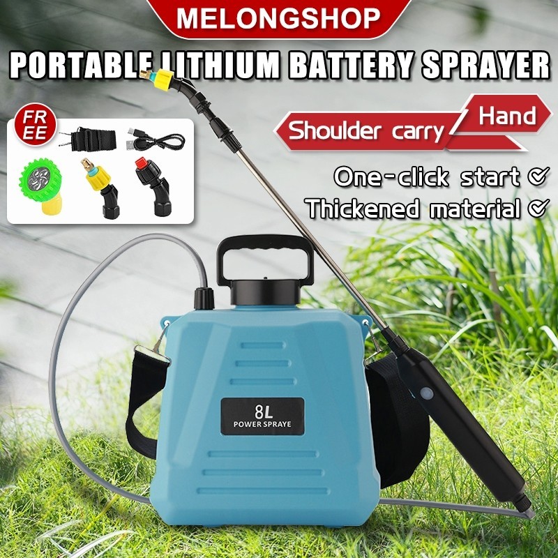 8L/5L Electric Garden Pressure Sprayer Pump Pam Racun Penyembur ...