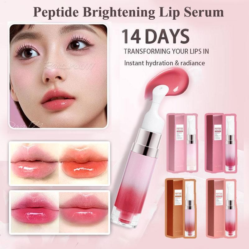 Peptide Brightening Lip Serum 6.5ml For Dry Lips Exfoliate and reduce ...