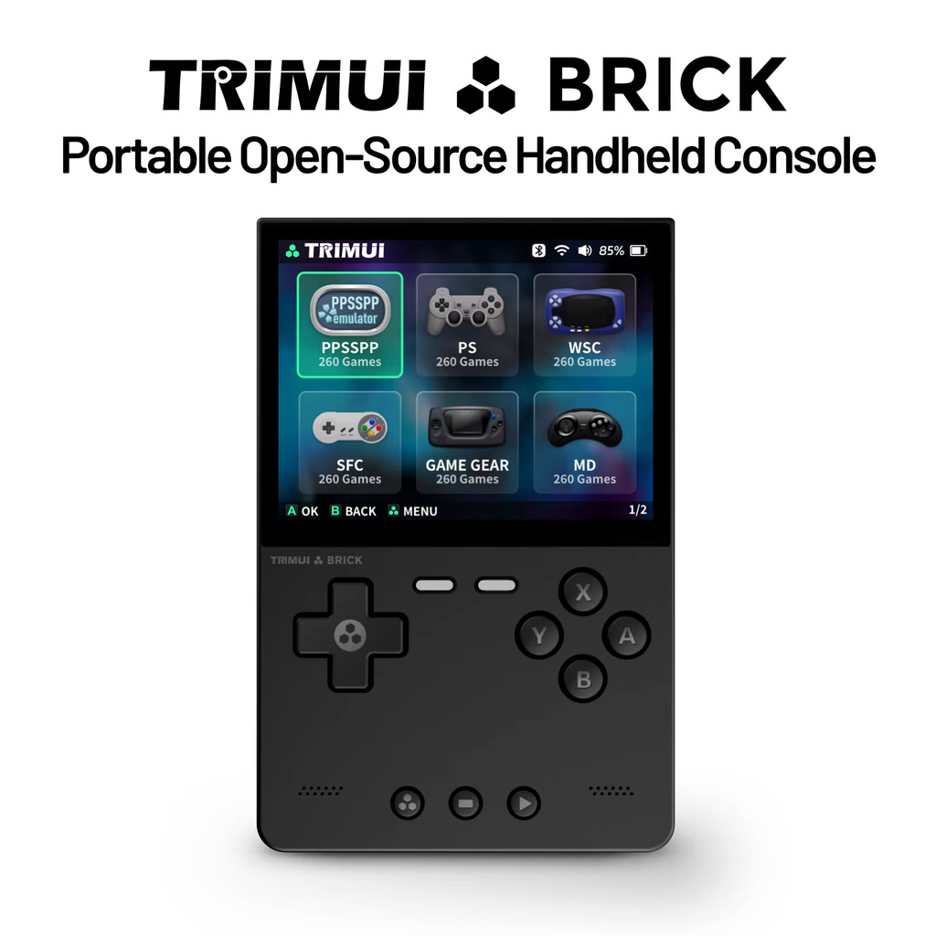 TRIMUI BRICK Handheld Game Console Retro Video Game Player Open Source ...