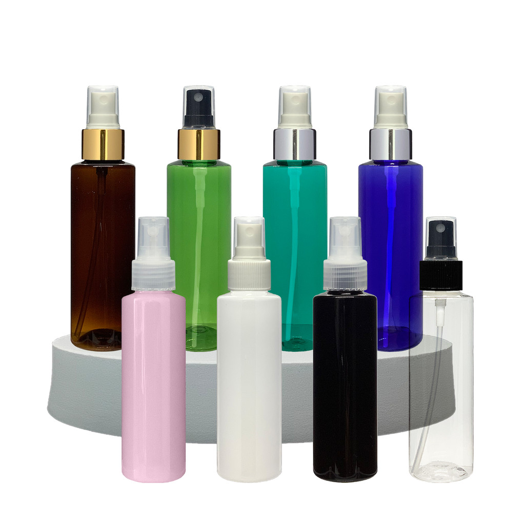 100ml SP03 24R Spray Mist Cylinder Tall PET Plastic Bottle | Shopee ...