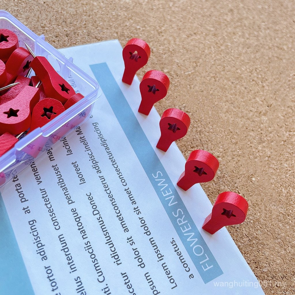 [2025] [1294 People Praise] Creative Landmark Thumbtack Red Star I ...