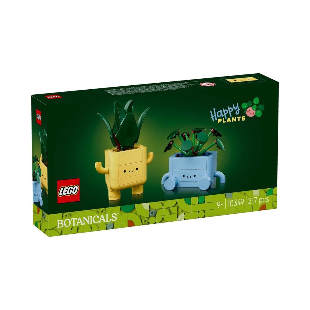 LEGO 10349 Botanicals Happy Plants Building Toy Set (217 Pieces ...