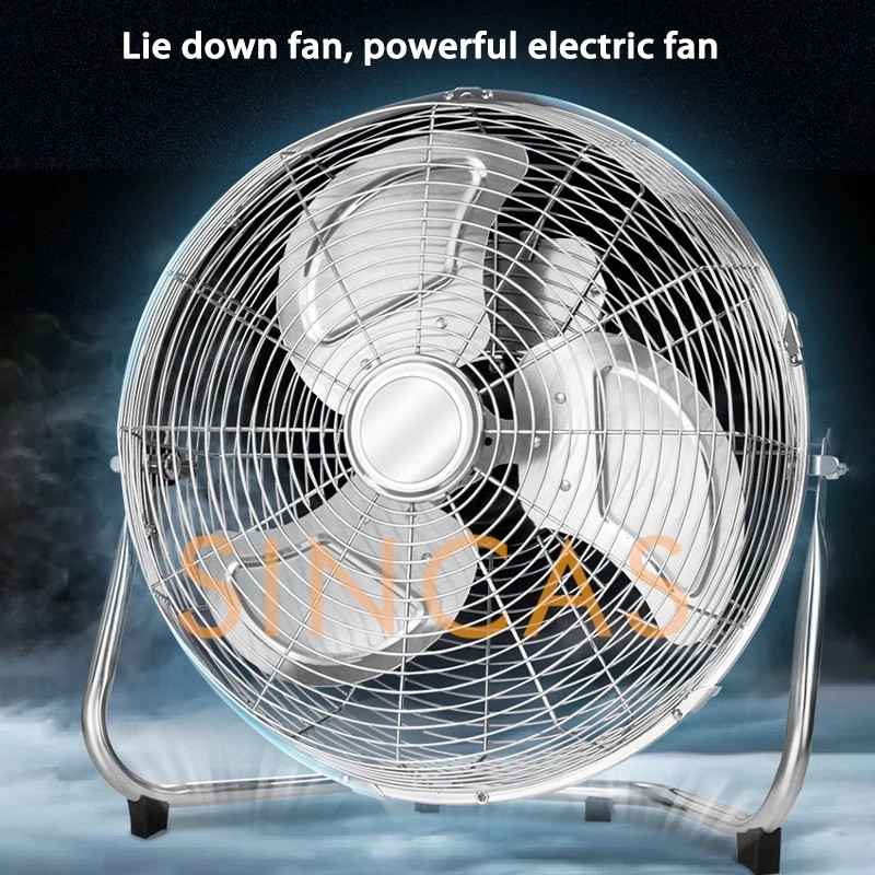 Industrial Floor Fan High Power Quiet Operation High Velocity Airflow ...