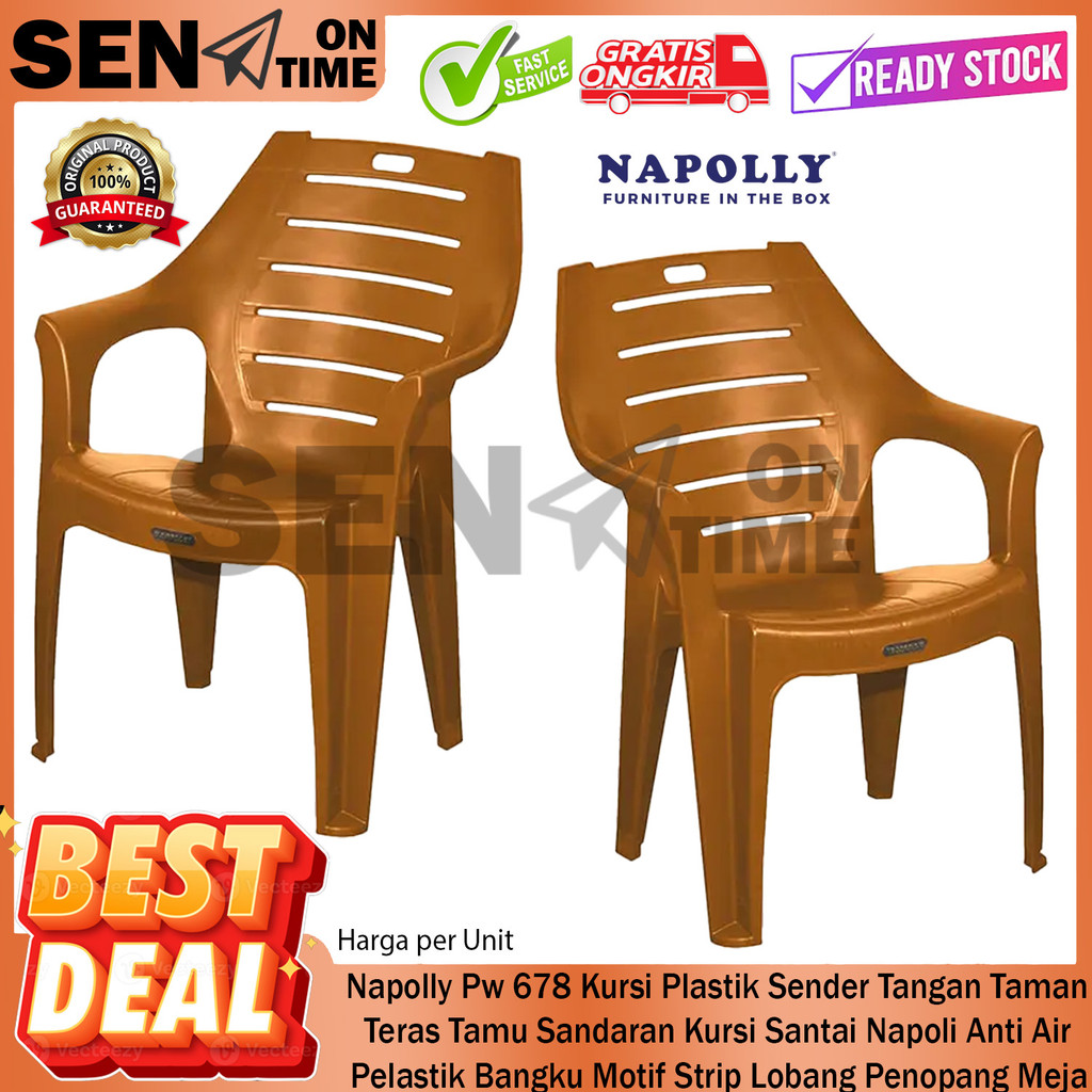 TENDA Napolly Pw 678 Plastic Chair Sender Backrest Relaxing Chair ...