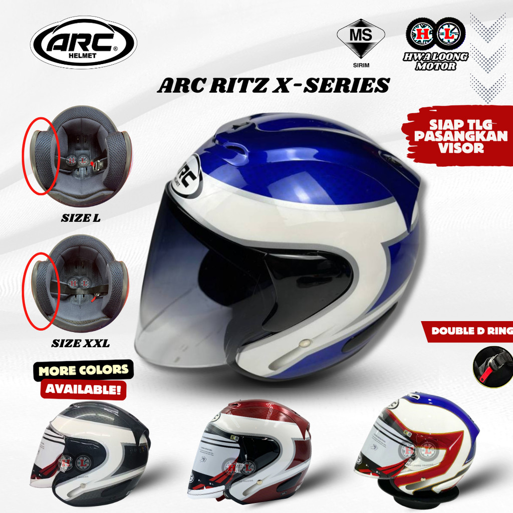 HELMET ARC RITZ DESIGN X-SERIES Helmet ARC RITZ Colour Original ...