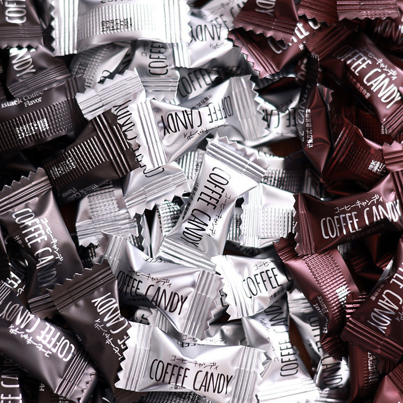 即食咖啡糖黑咖啡豆原味可嚼着吃咖啡糖开车犯困提神醒脑糖果Instant coffee candy, black coffee beans ...